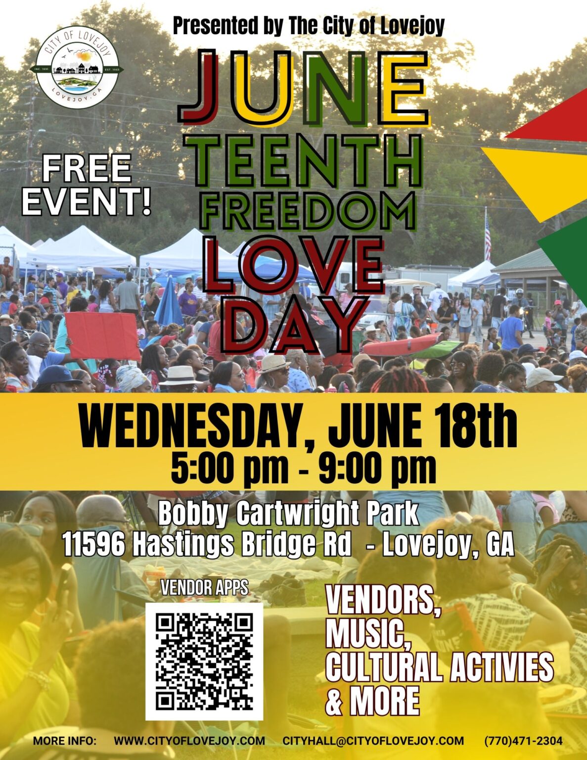 City of Lovejoy - Juneteenth Freedom Love Day | Event | See Clayton County